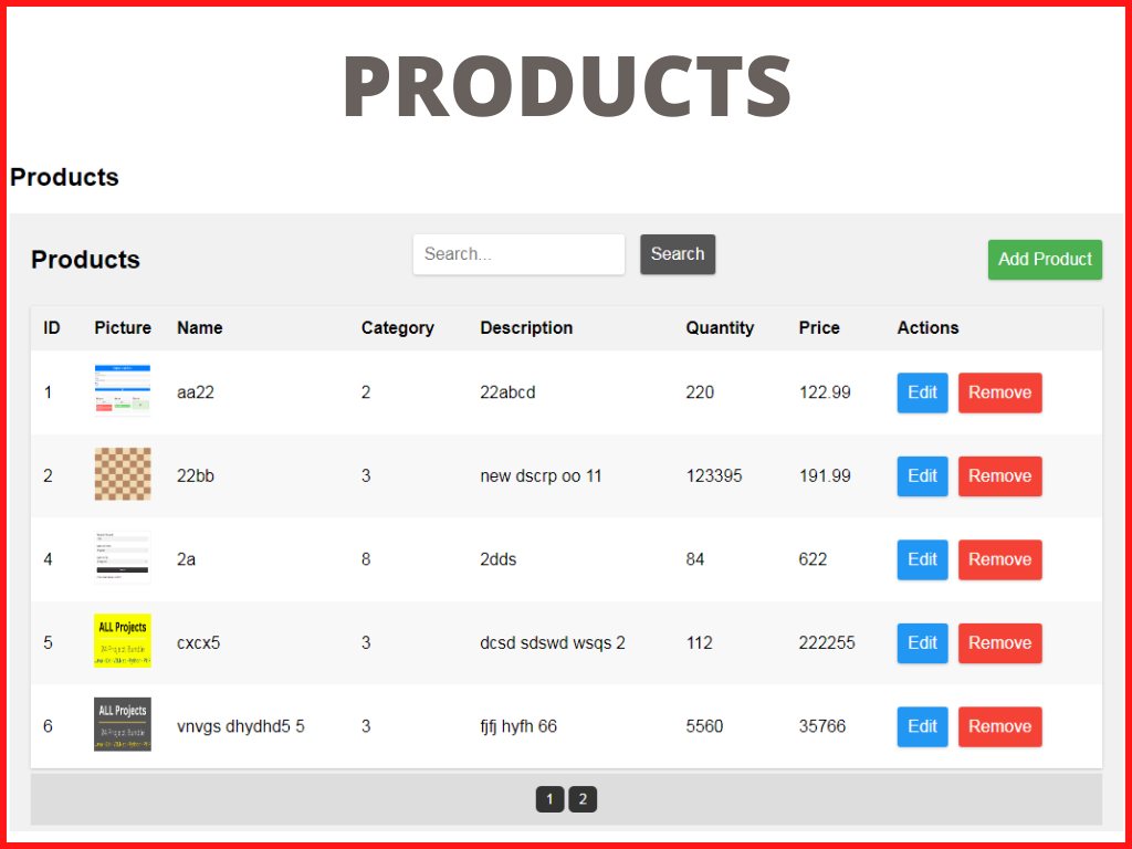 Inventory Management System Project