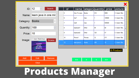 Java Inventory Management System Source Code - 1BestCsharp