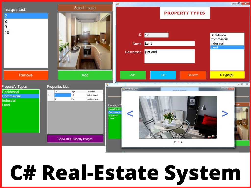 C# Real Estate Management System - 1BestCsharp