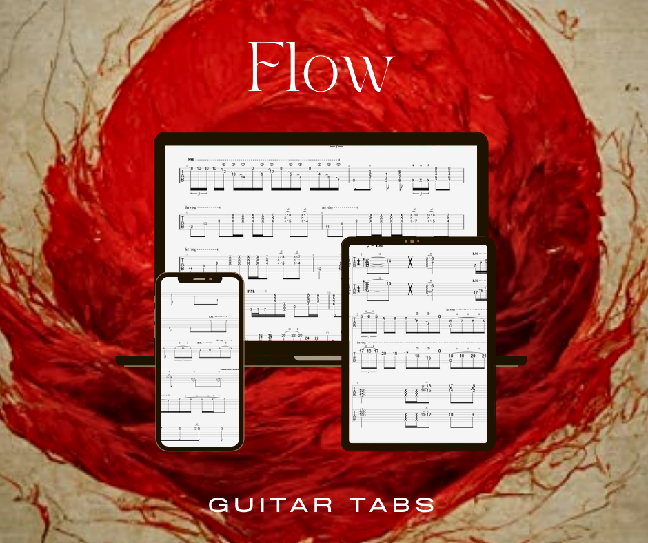 "Flow" Guitar tabs (Bernth + Charlie Robbins Collab - - Syncatto