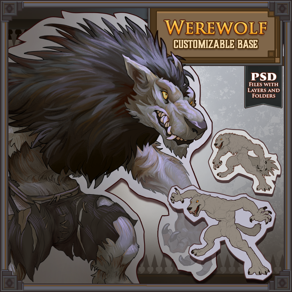 Werewolf - Customizable Base - Cindy's Base Store