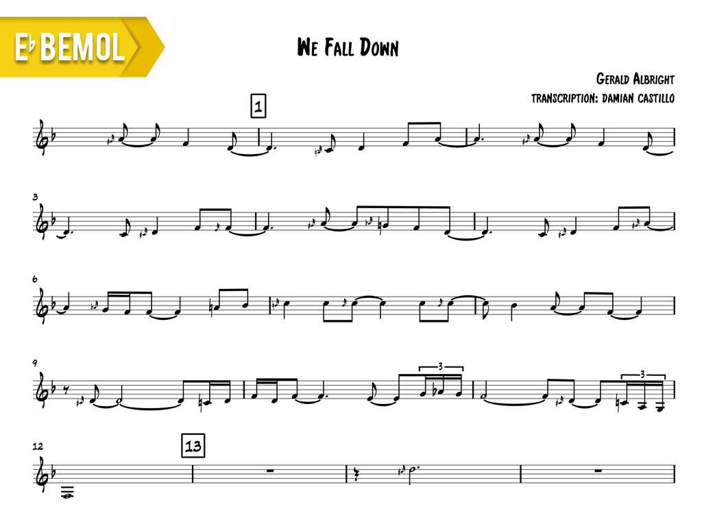 Chris Potter - "Rumples" - Eb - Damian's Transcriptions