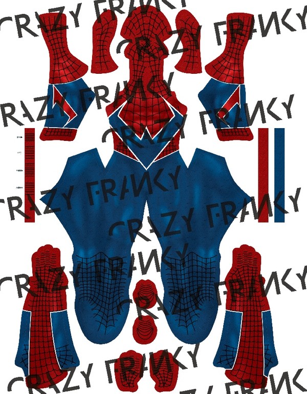 Spiderman Suit Pattern Download