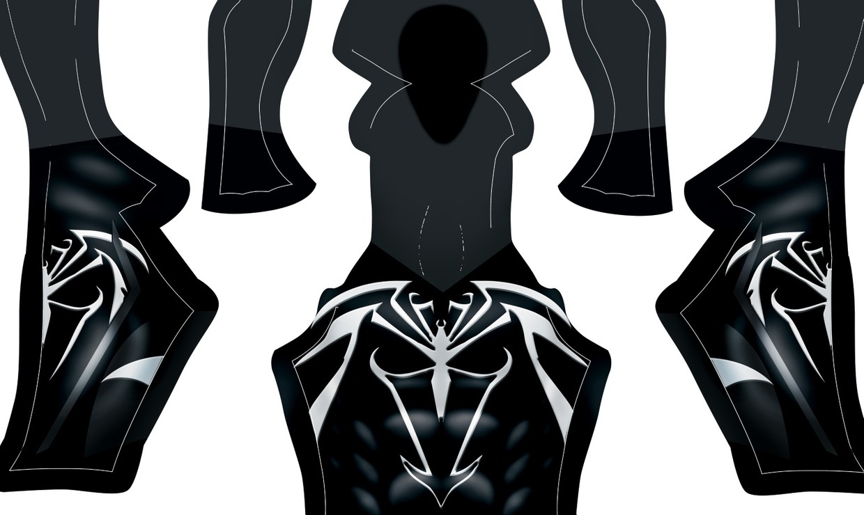 Unlimited Symbiote pattern (Untextured) - CrazyFranky