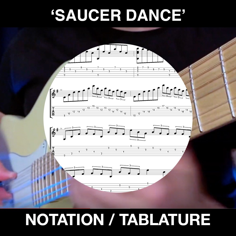 Saucer Dance / California Sundance Tabs & Notation - Ben Woods