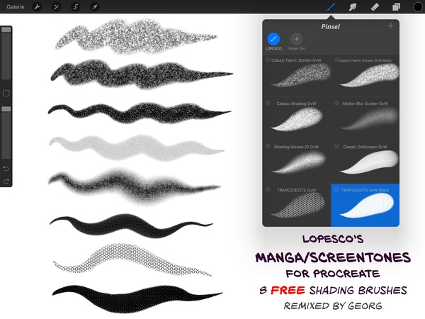 FREE Comic Ink Brush Set for Procreate: 20+ Inking and - Georg's ...