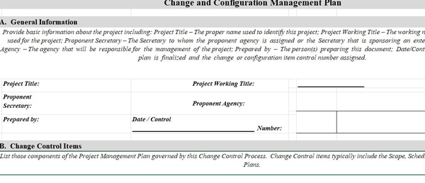 Quality Baseline Plan - Excel Templates