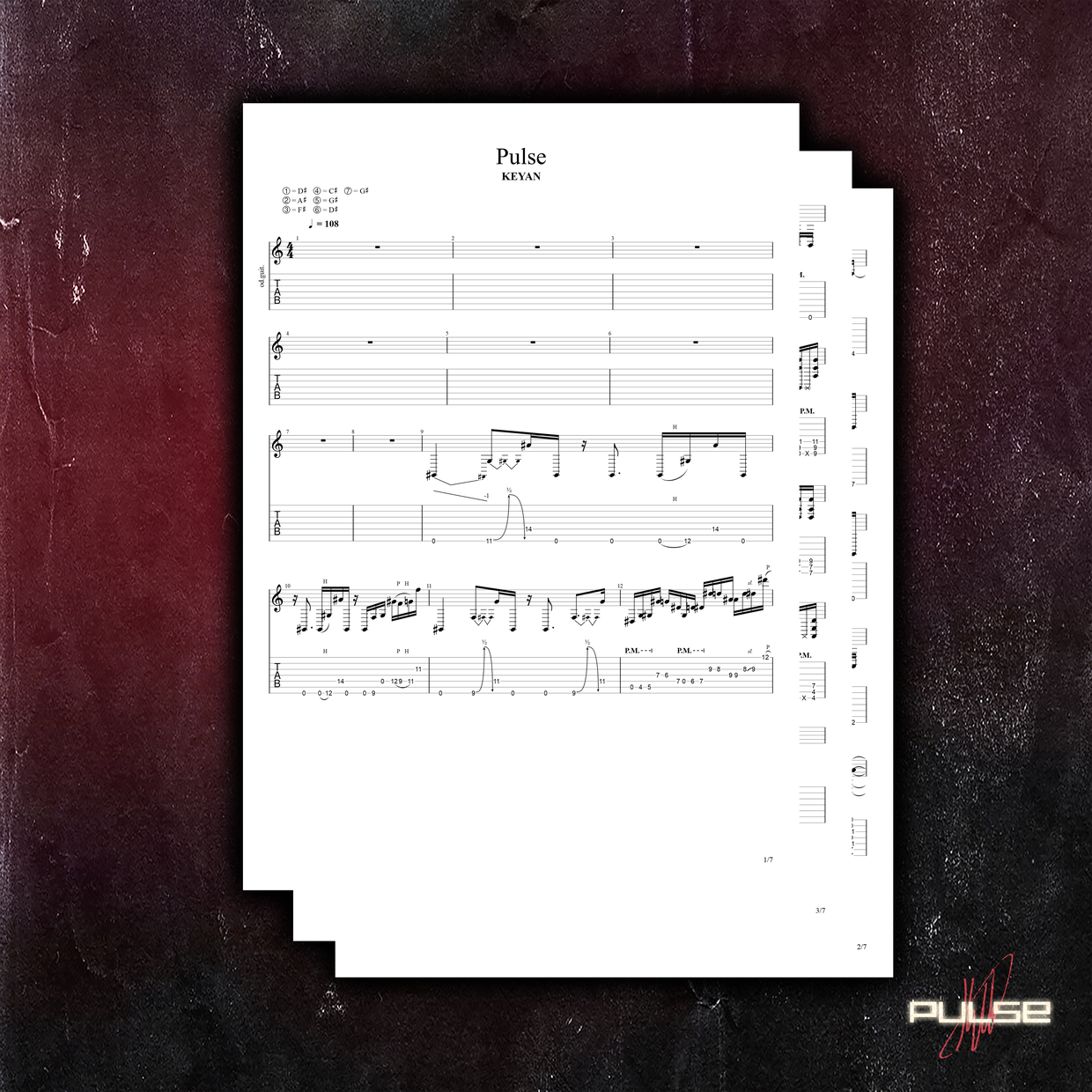 Pulse - Guitar TABs - KEYAN