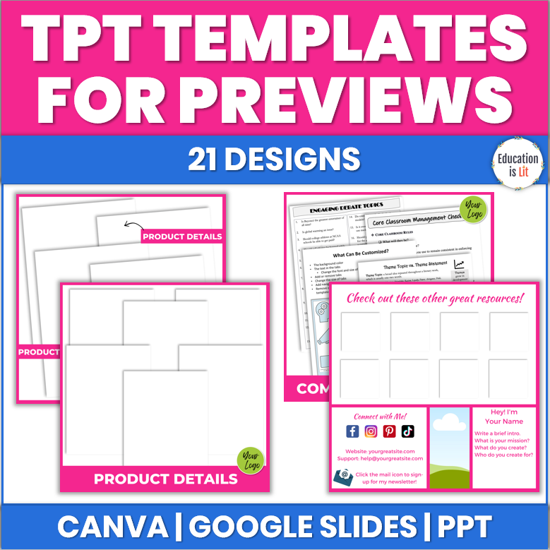 TpT Seller Resources - Education is Lit