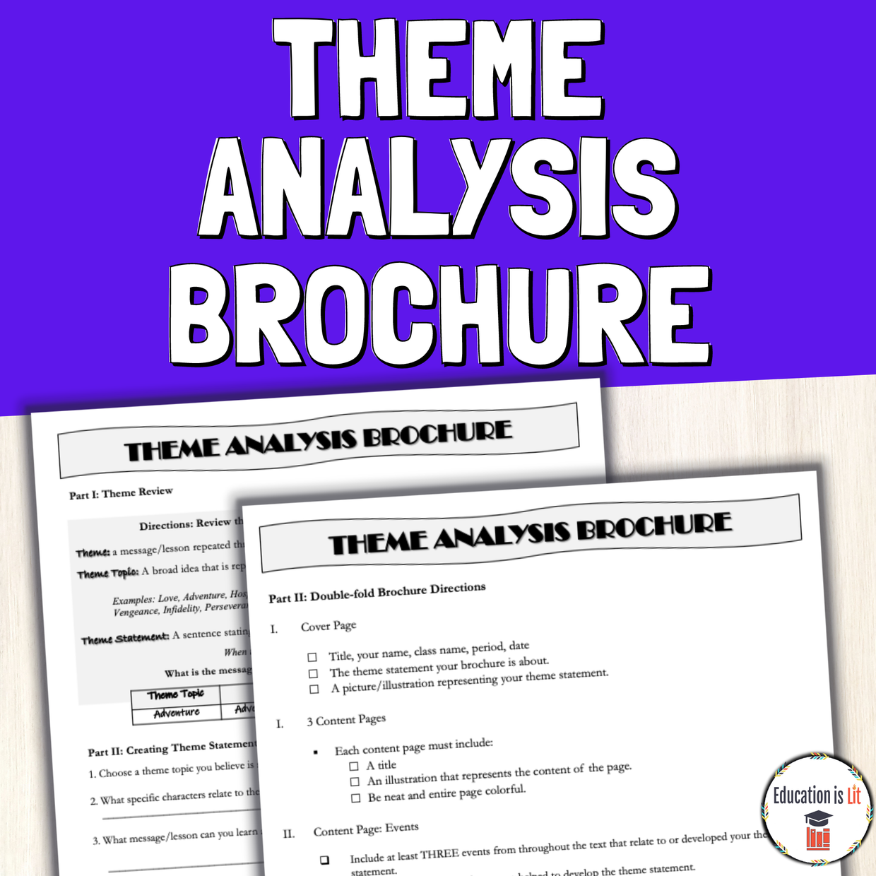 Theme Analysis - Education is Lit