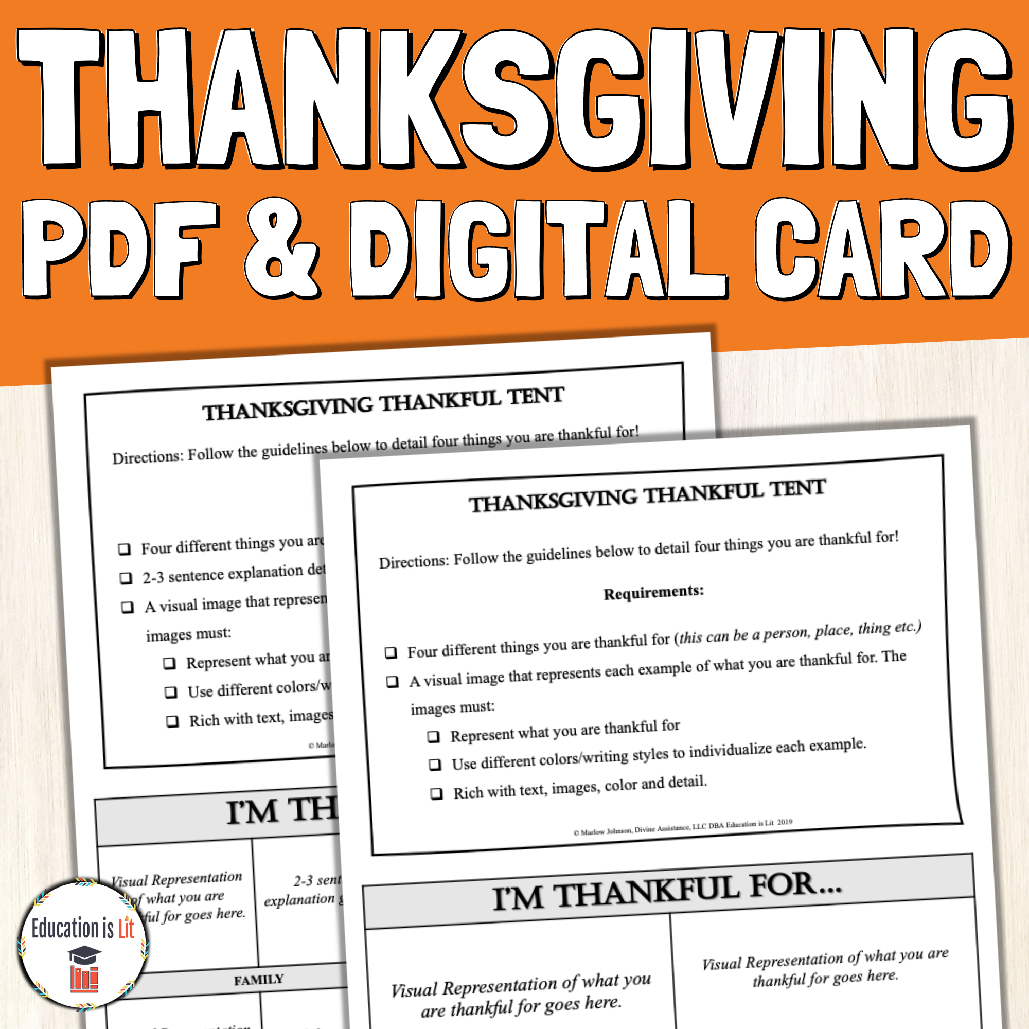 Thanksgiving - Education is Lit