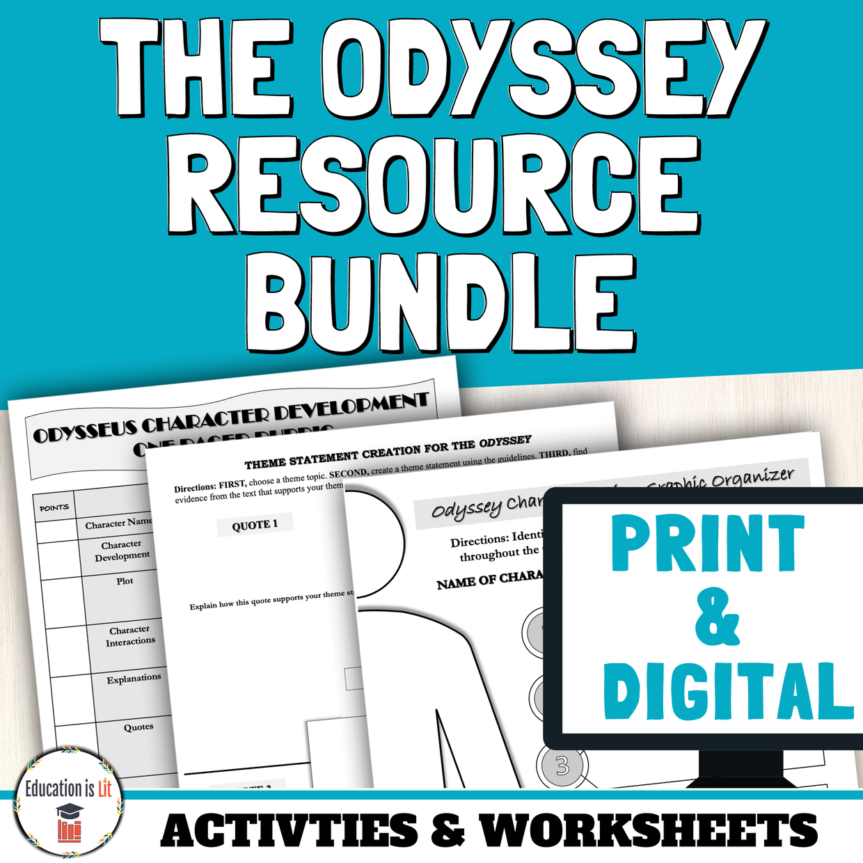 Bundle of Odyssey Lesson Plans - Education is Lit