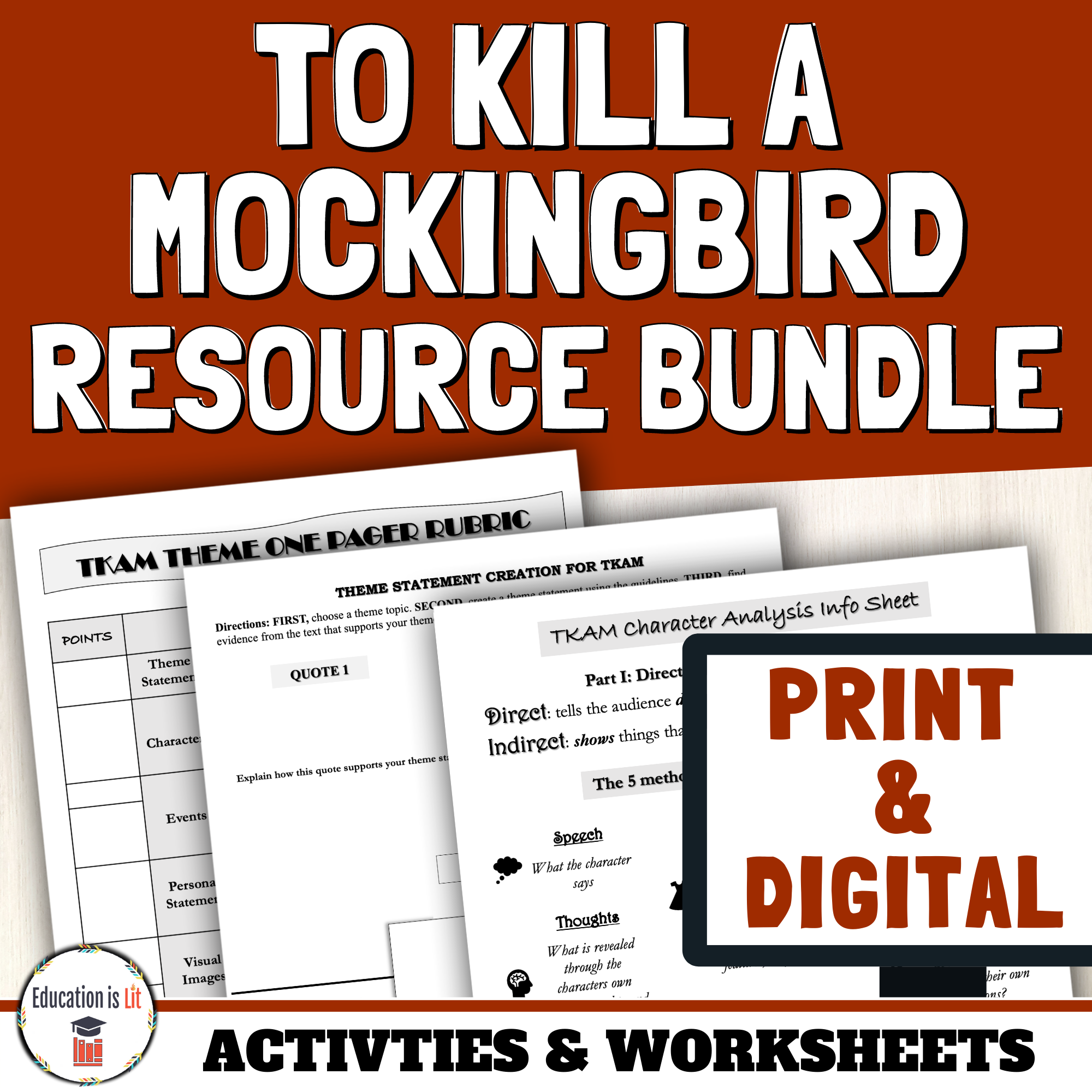 To Kill a Mockingbird - Education is Lit