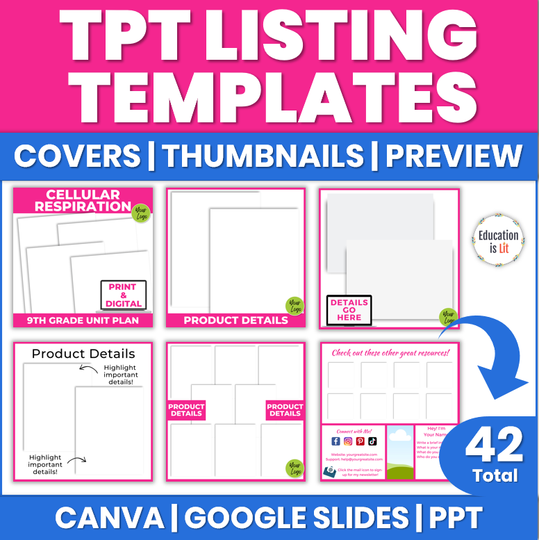 TpT Seller Resources - Education is Lit
