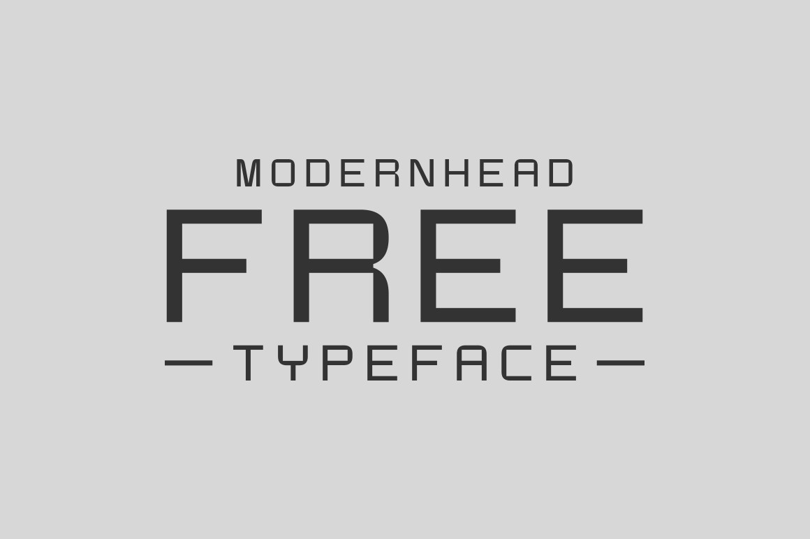 FREE Modernhead Typeface | Font - Headfonts