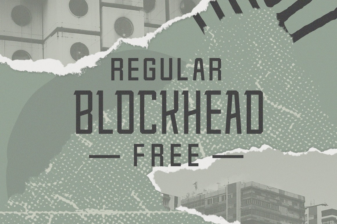FREE Blockhead Typeface - Headfonts