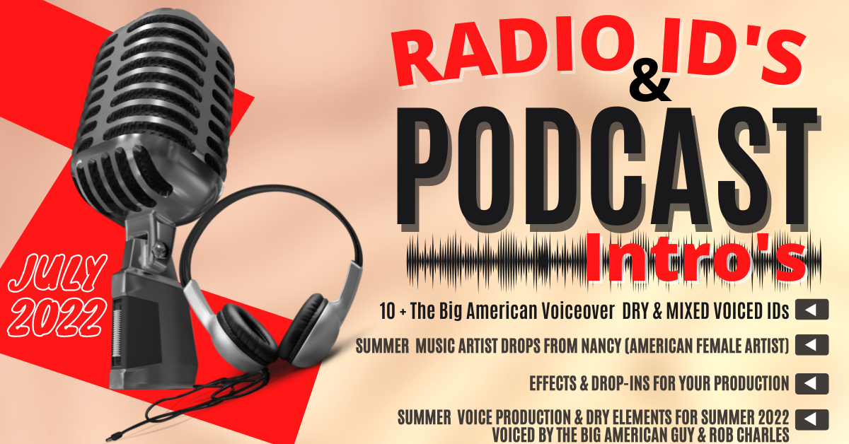 FREE RADIO VOICED JINGLES/SWEEPERS - #1 INTERNET RADIO - Rob Charles