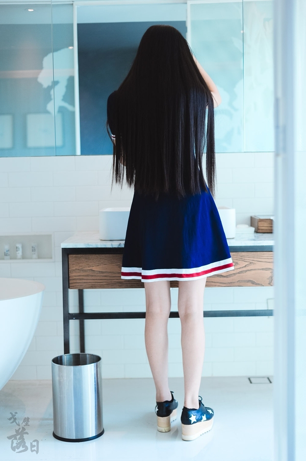 Long Hair Models Video 010# wash hair - HAIRCC