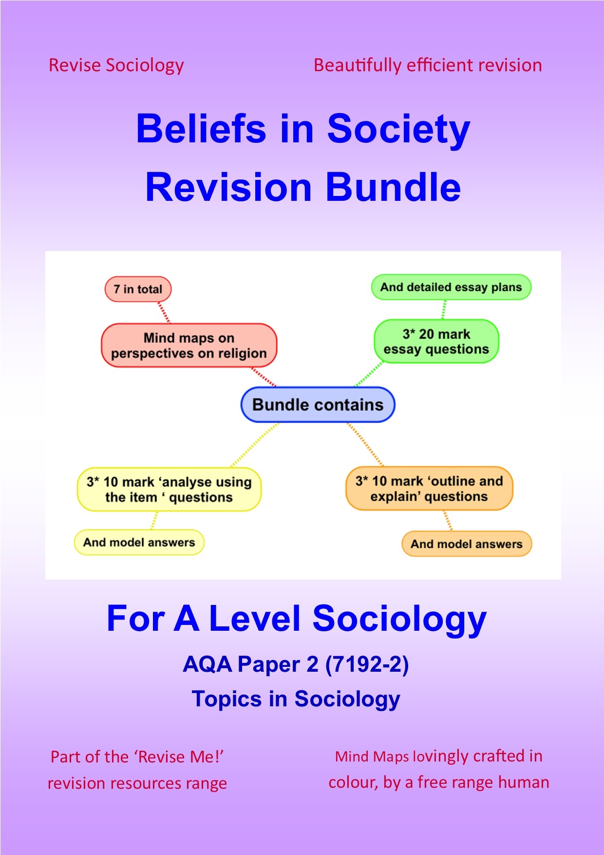 A Level Sociology Beliefs in Society Religion Bundle - Revise Sociology