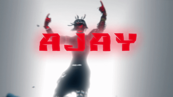 Ajay Name Logo Gif