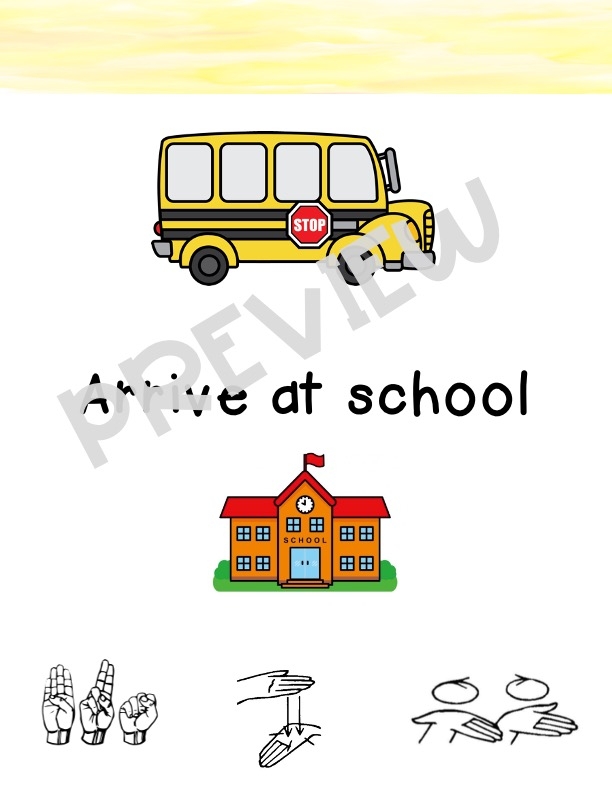 English Class Schedule Clipart