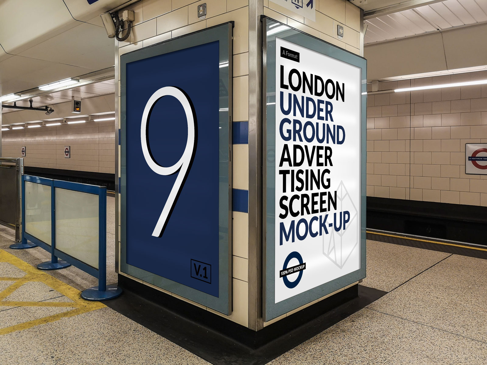 London Underground Mock-Ups - Graphic Shelter