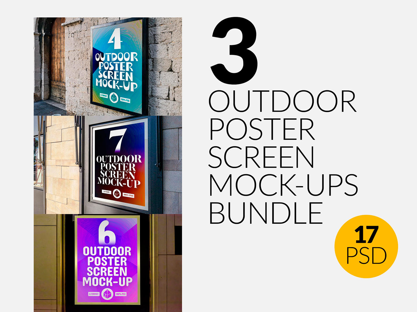 Outdoor Advertising Screen Mock-Ups 8 - Graphic Shelter