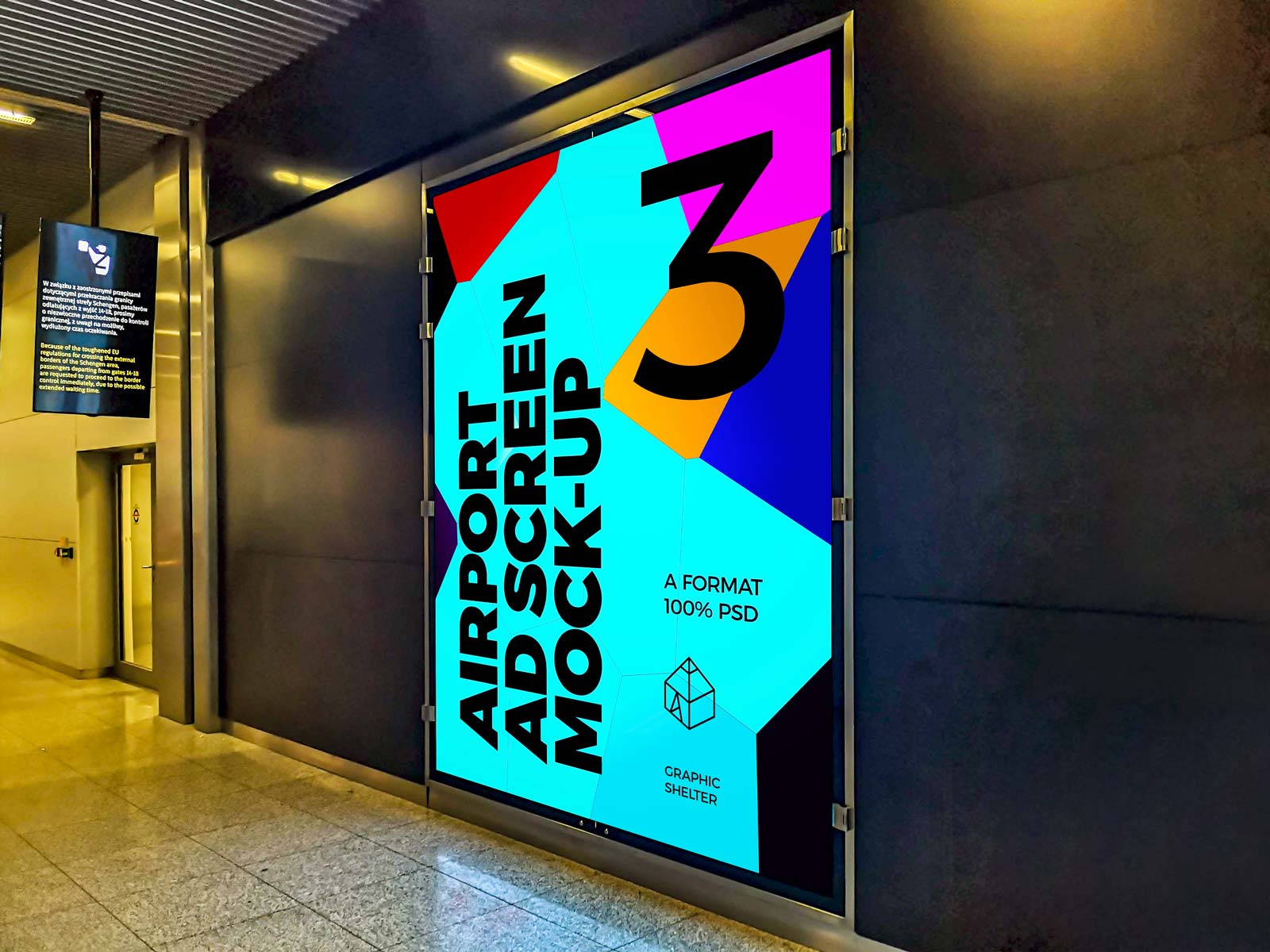 Airport Ad Mock-Ups - Graphic Shelter