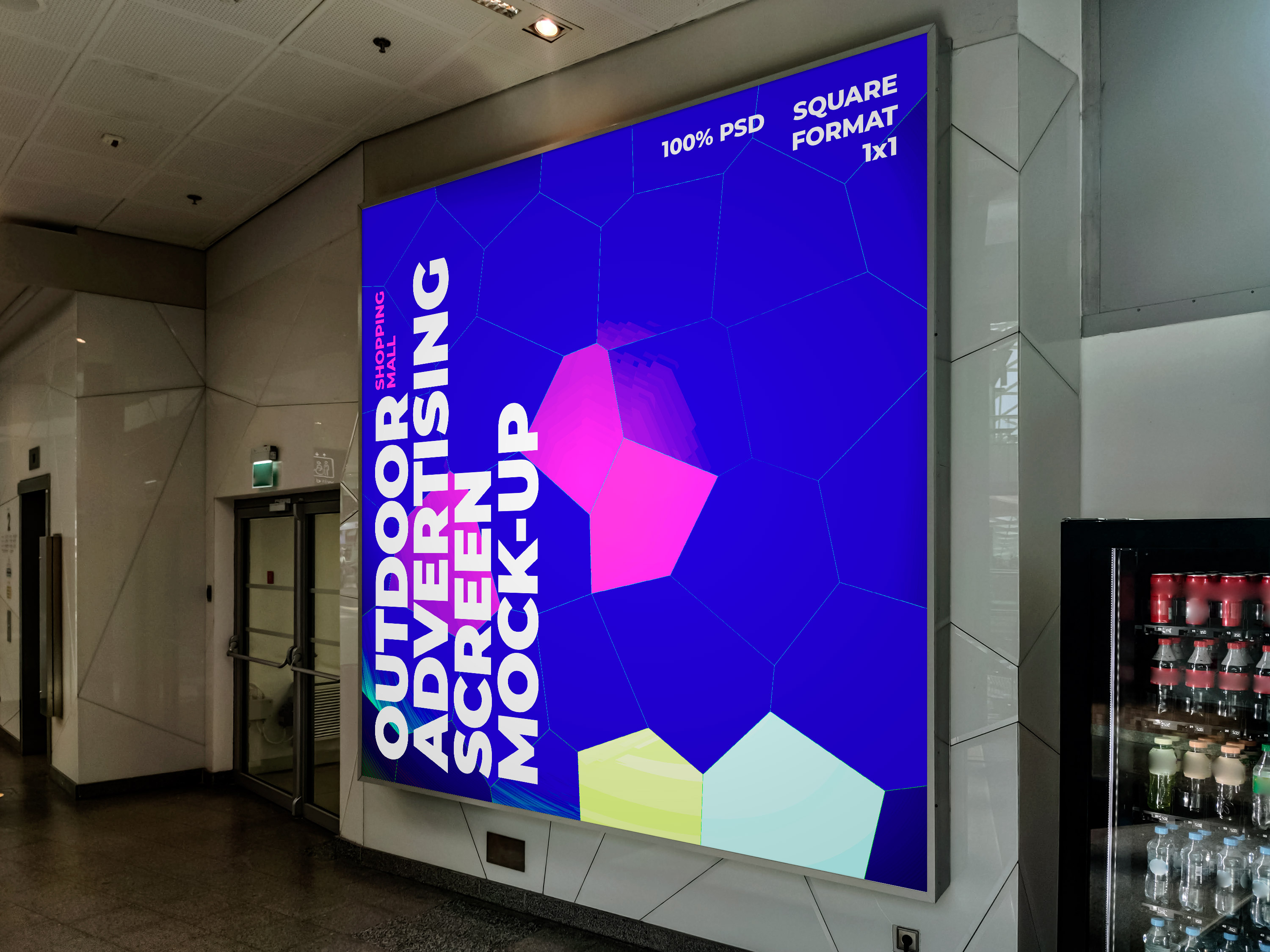 Outdoor Advertising Screen Mock-Ups 4 - Graphic Shelter