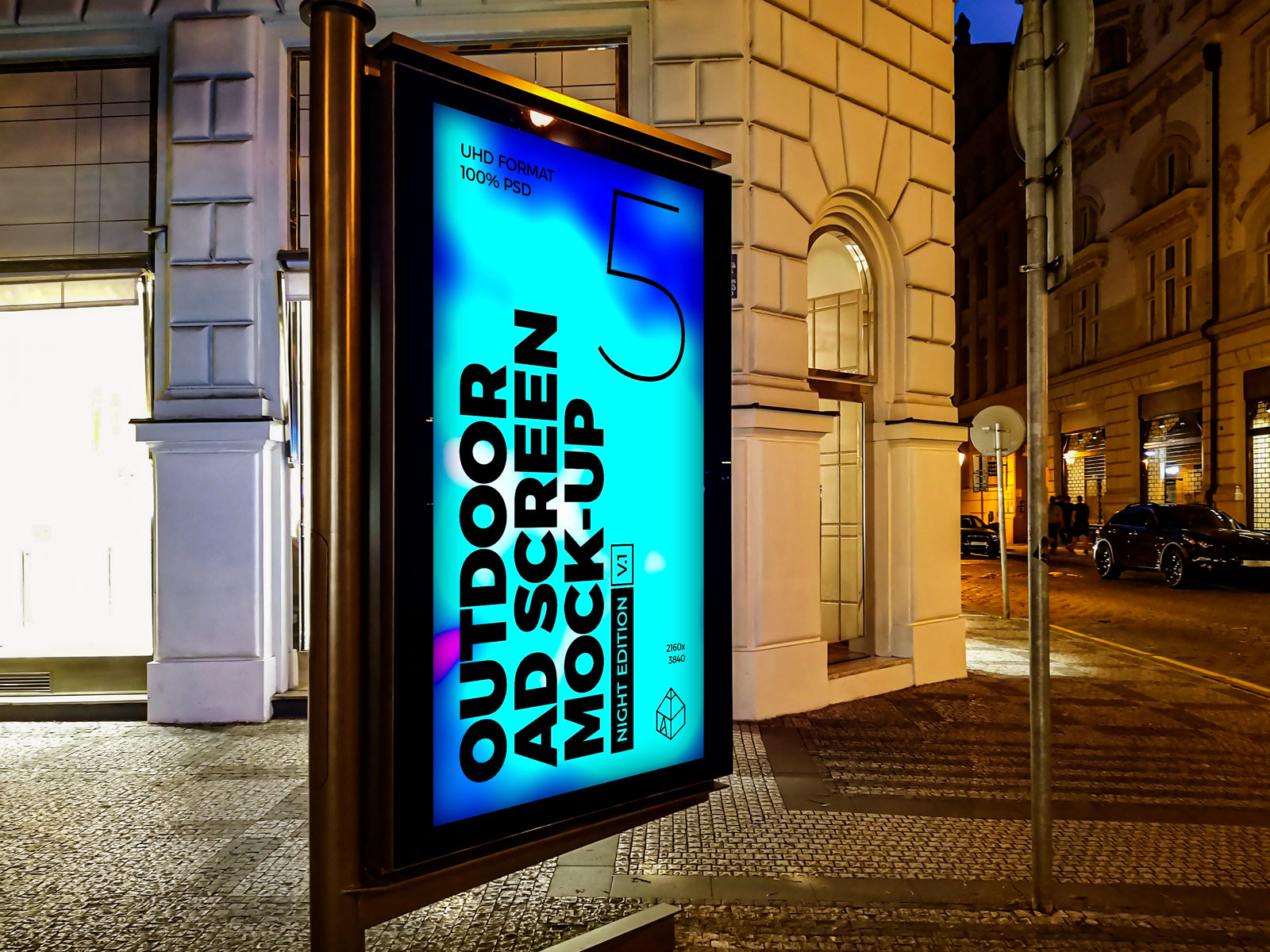 Outdoor Advertising Screen Mock-Ups 15 (v.1) - Graphic Shelter
