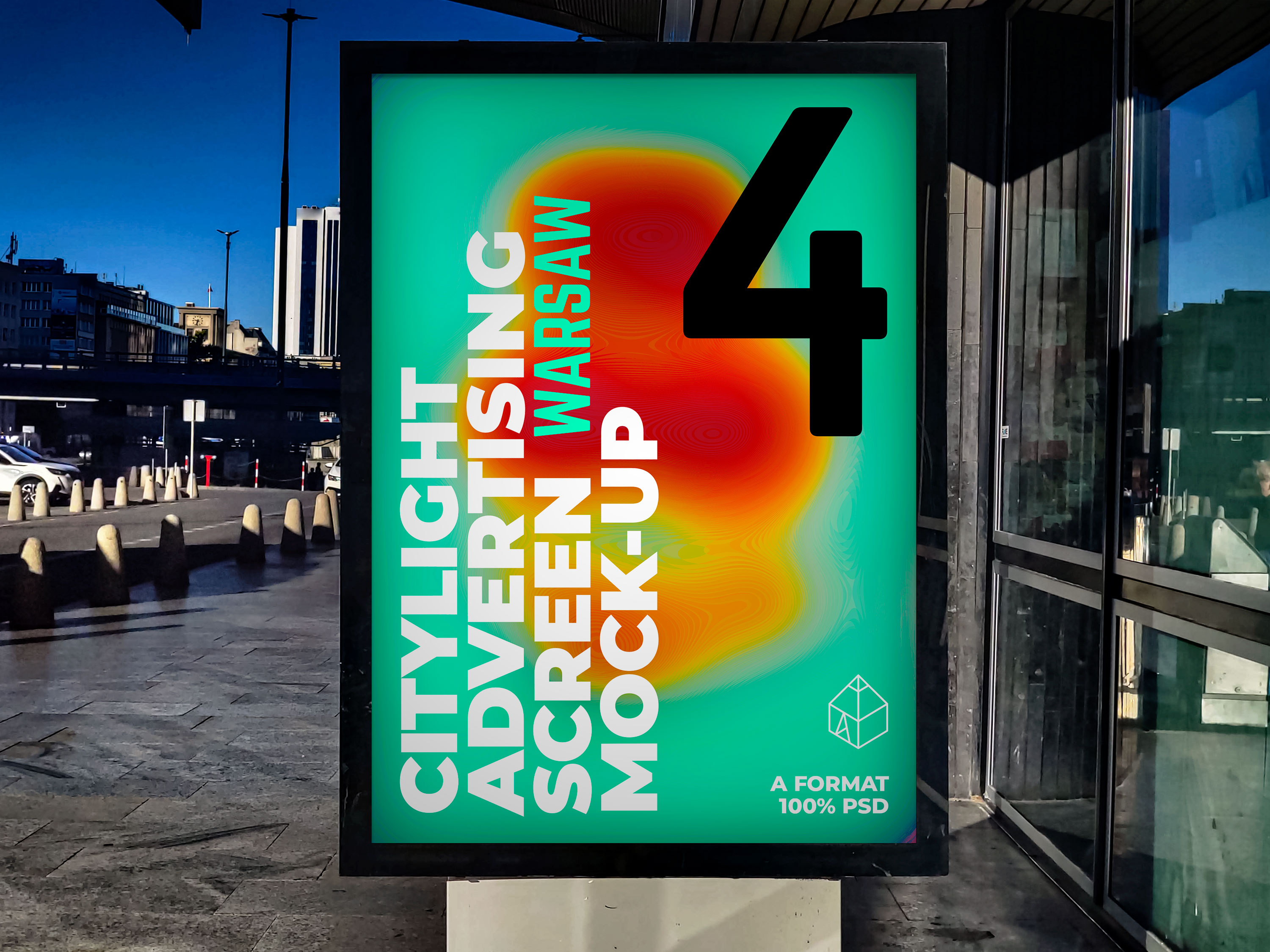 Outdoor Poster Screen Mock-Ups - Graphic Shelter