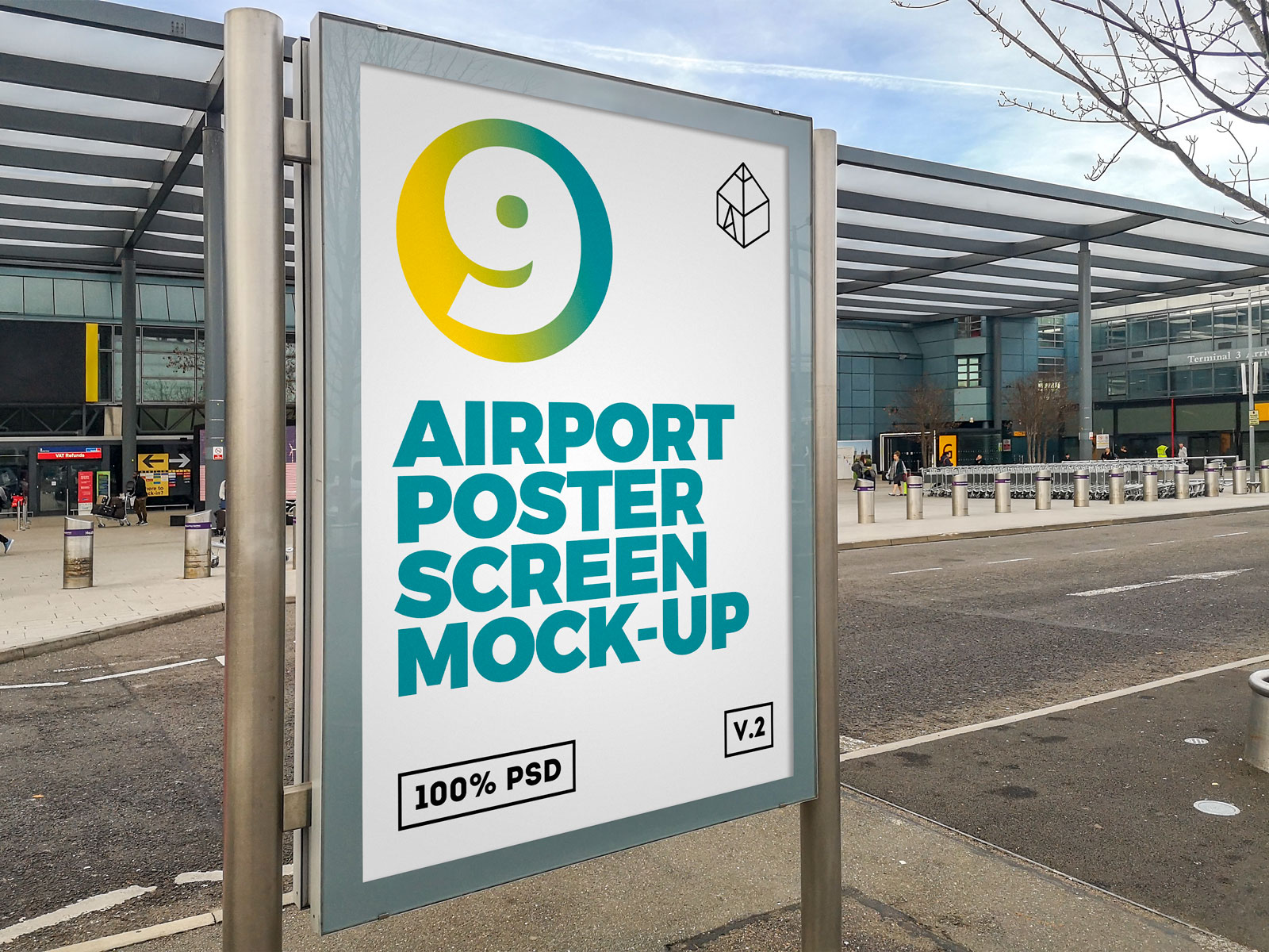Airport Poster Mock-Ups - Graphic Shelter