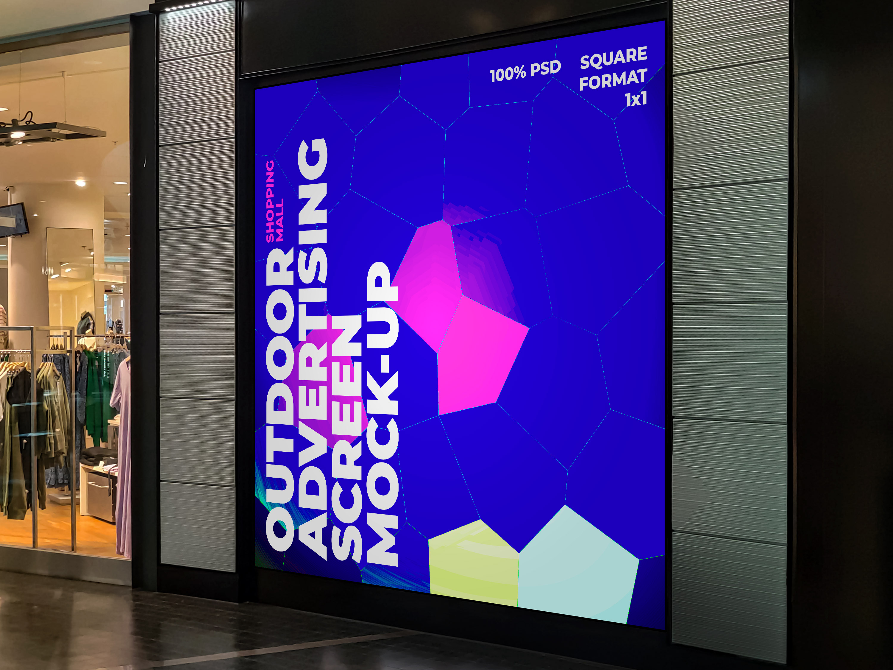 Warsaw Citylight Advertising Screen Mock-Up 13 v1 - Graphic Shelter