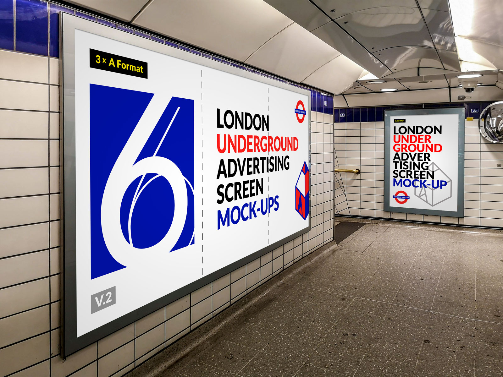 London Underground Mock-Ups - Graphic Shelter