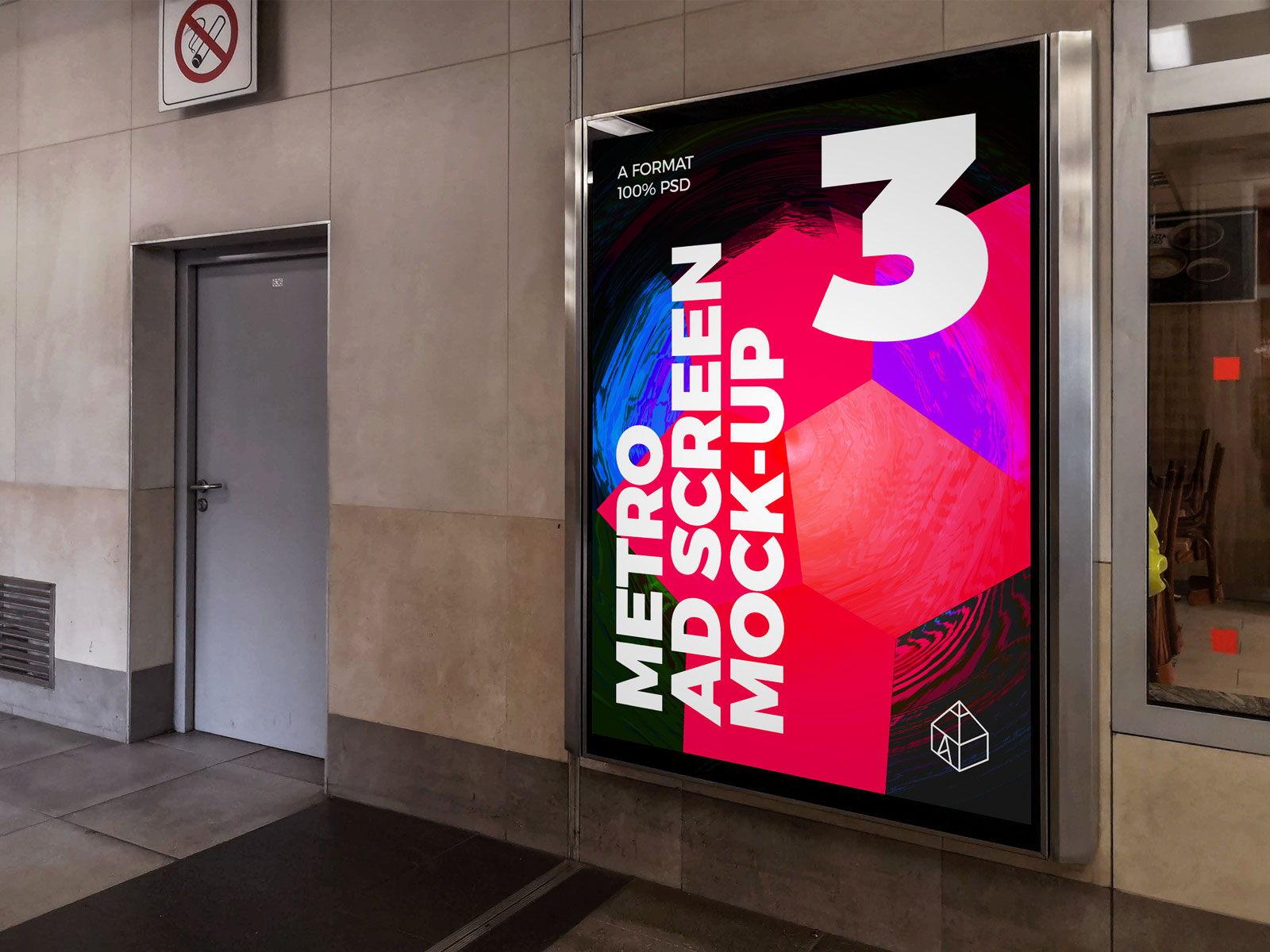 Free Outdoor Citylight Advertising Screen Mock-Up 1 v1 - Graphic Shelter