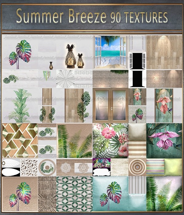 Summer Breeze 90 textures - Jazziee2