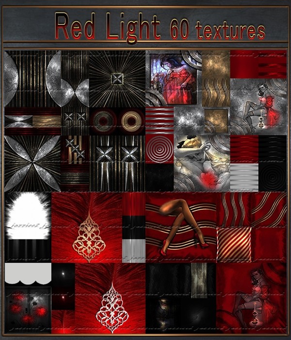 Red Light 60 Textures - Jazziee2