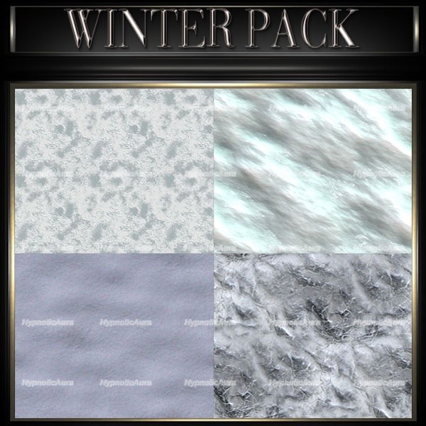 A~WINTER PACK 50 TEXTURES-GLASS,SNOW,GROUND,ICE - Jazziee2