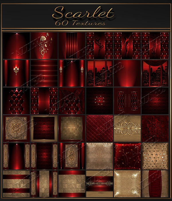 Scarlet 60 Textures - Jazziee2