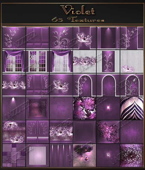 Violet 65 Textures - Jazziee2