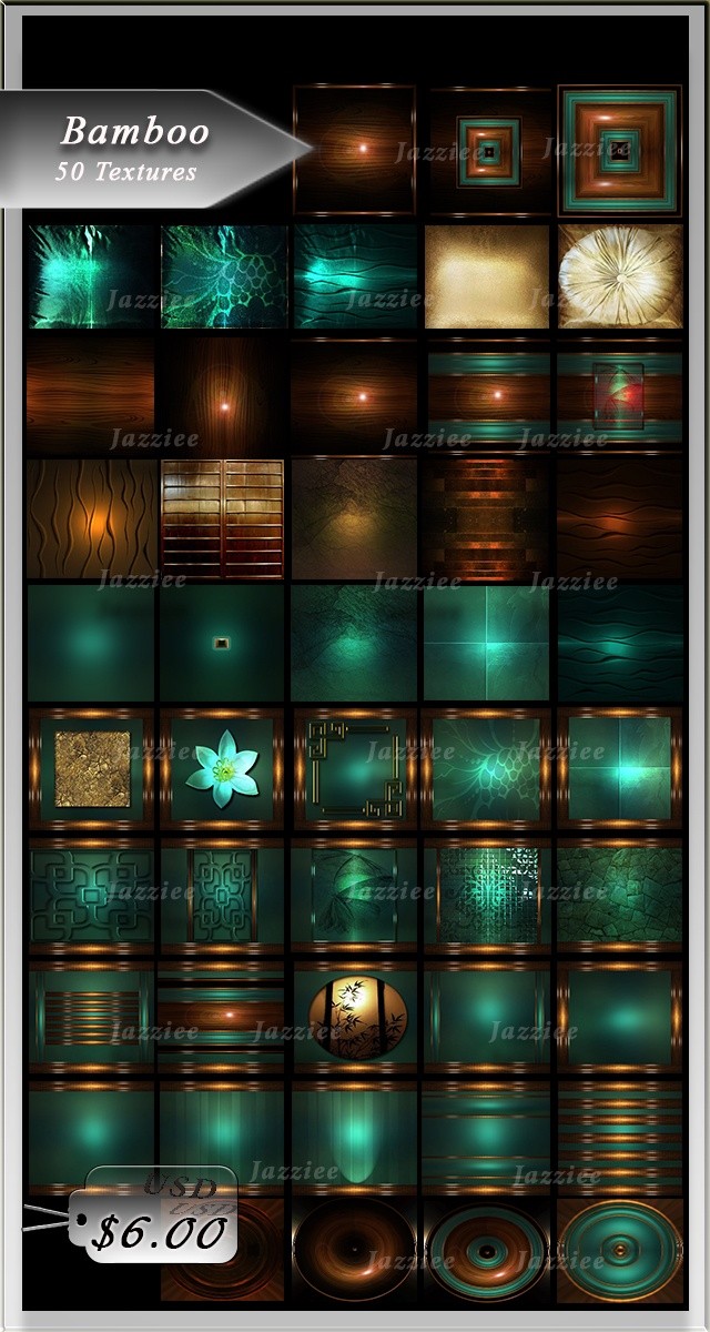 Bamboo-50 Textures - Jazziee2