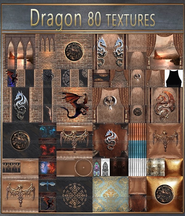 Dragon 80 Textures - Jazziee2