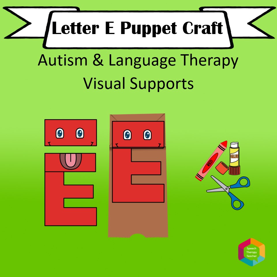 Alphabet Puppet Craft - Speech Therapy Teacher