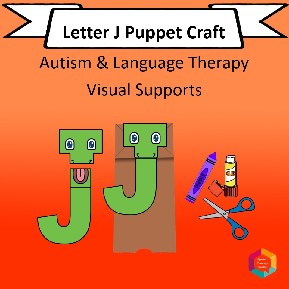 Alphabet Puppet Craft - Speech Therapy Teacher