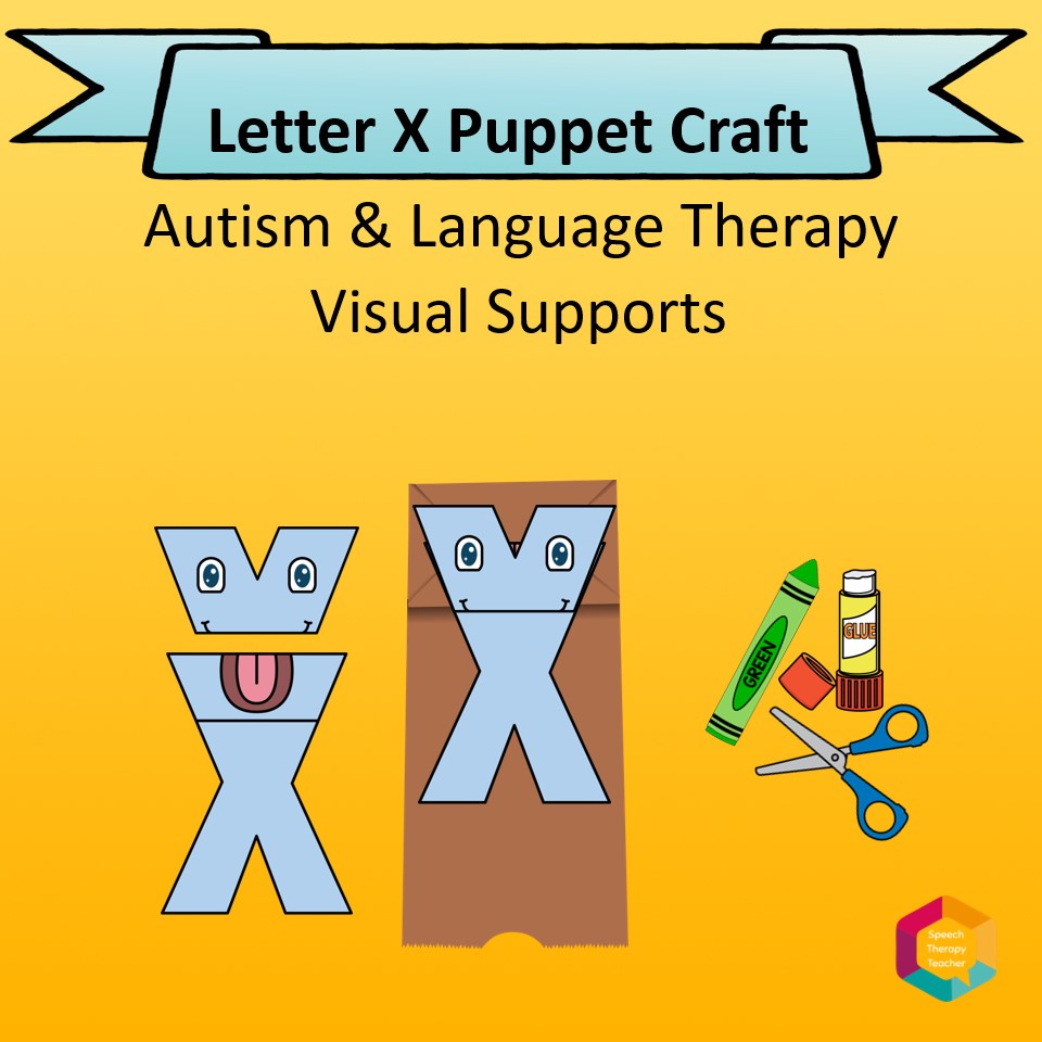 Zebra Animal Puppet Craft - Speech Therapy Teacher