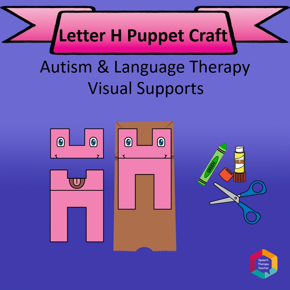 Alphabet Puppet Craft - Speech Therapy Teacher