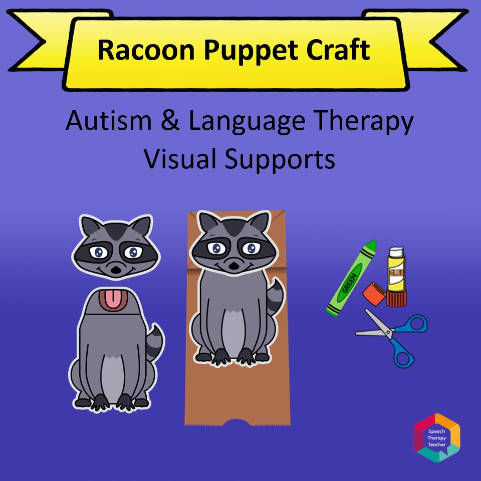 Animal Puppet Craft - Speech Therapy Teacher
