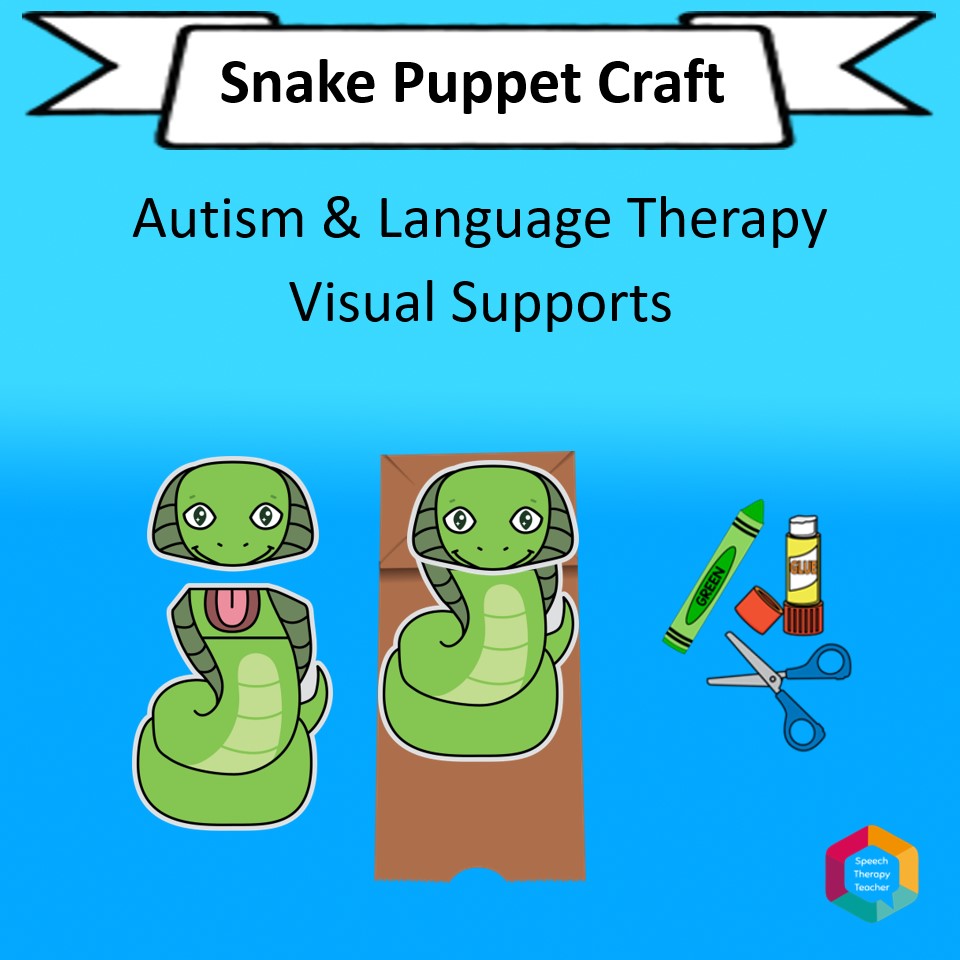 Animal Puppet Craft - Speech Therapy Teacher
