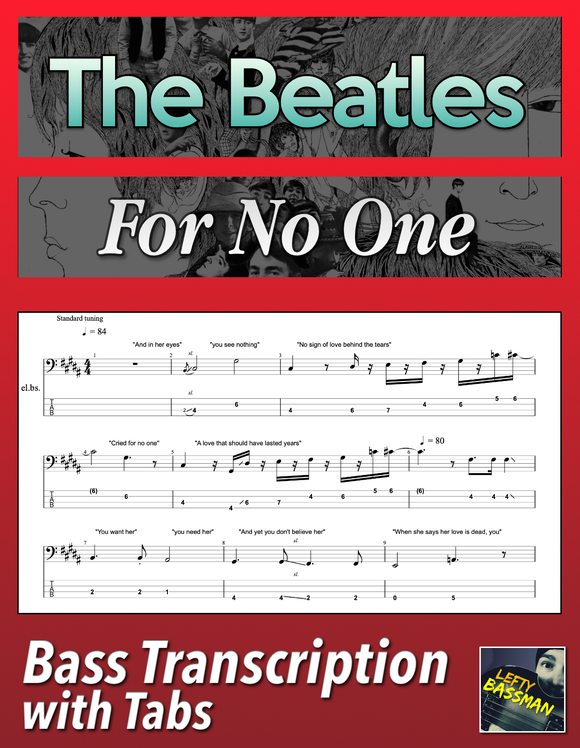 Stevie Wonder - Sir Duke /// Bass transcription with t - Lefty Bassman