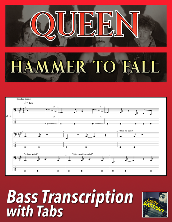 The Beatles - Nowhere Man /// Bass transcription with - Lefty Bassman